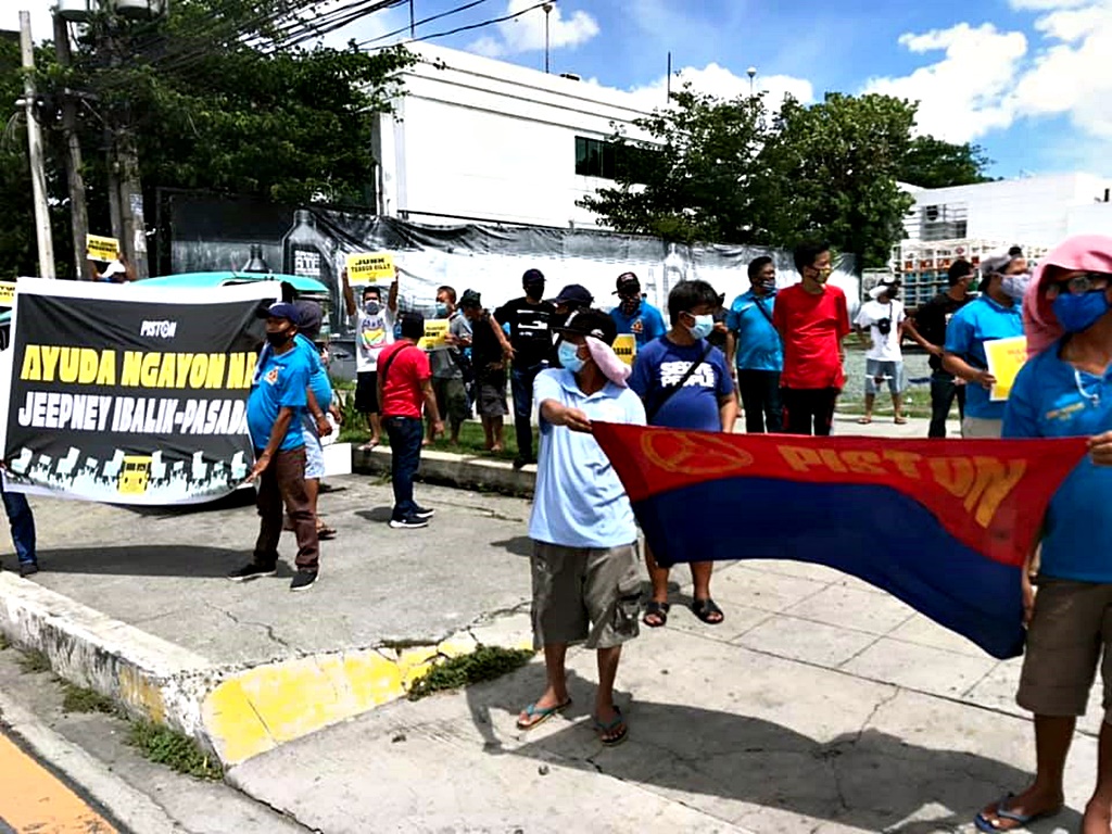 PNP deployment vs. solidarity, relief actions for displaced jeepneys ...