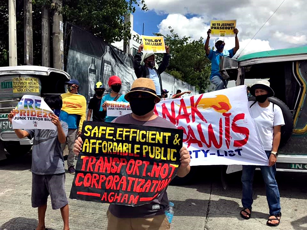 PNP deployment vs. solidarity, relief actions for displaced jeepneys ...