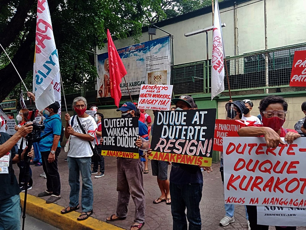 Duque must go! Give benefits due to all health workers now! - Anakpawis ...